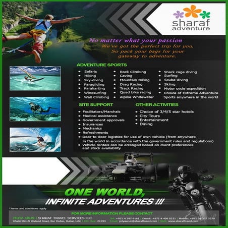 Adventure Sports - Activities | PDF