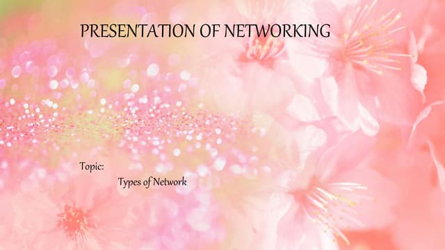 Types of network | PPTX