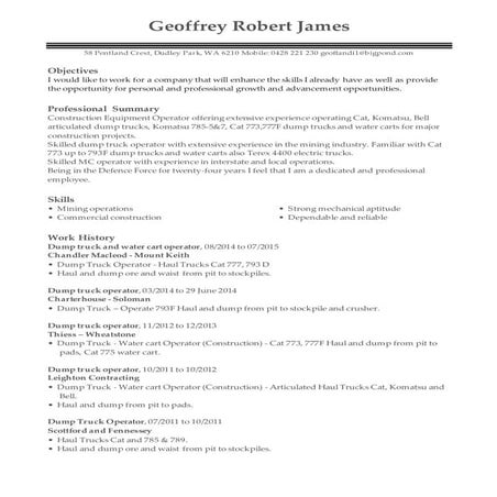 Geoff James2 CV | DOCX