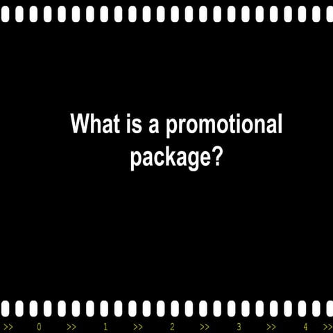 What is a Promotional Package? | PPT