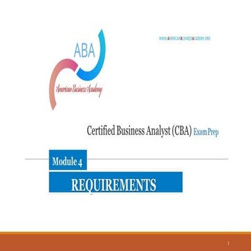Business Analysis - Module 2: Business Analysis Model1 | PPTX
