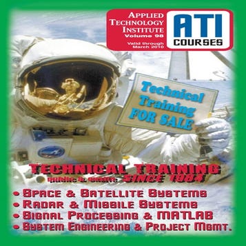 ATI Space, Satellite & Aerospace Engineering Technical Training Courses ...