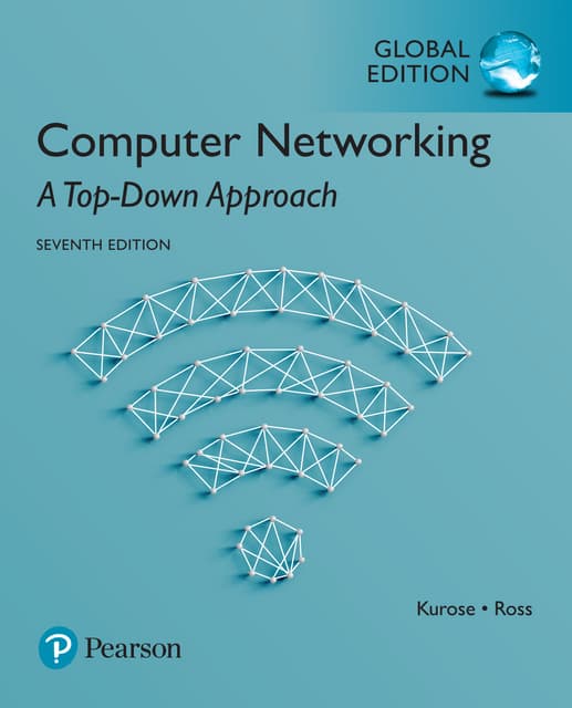 000computer Networking A Top Down Approach 2016pdf Computer