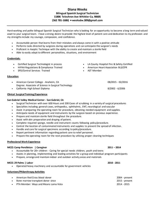 Mary Ellen Girgis CST Resume | PDF