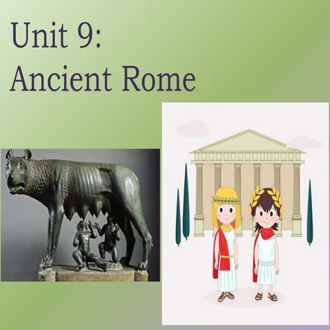 Unit 9: Ancient Rome | PPTX