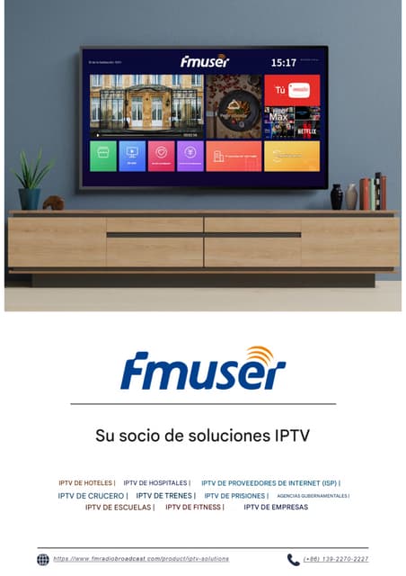 حلول FMUSER لشبكات IPTV والألياف الضوئية للفنادق لأنظمة الضيافة | PDF