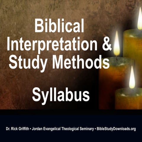 001-Syllabus for Biblical Interpretation & Study Methods-36_eng_bs_9661 ...