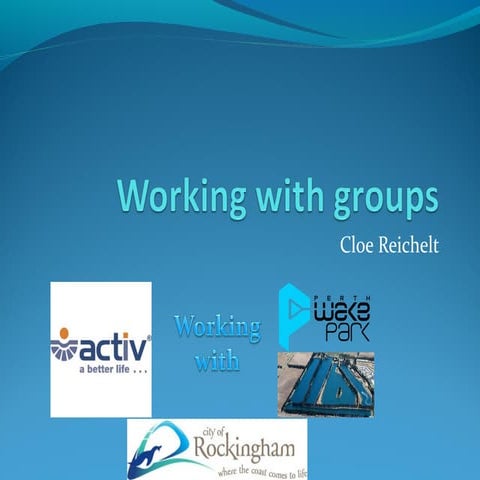 Working with groups | PPT