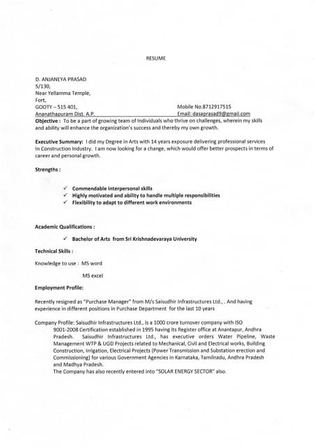 Brajesh_Resume | DOC