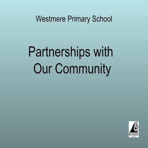 Partnerships with Our Community | PPT