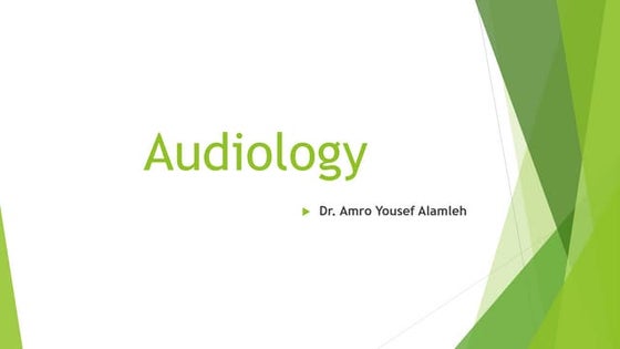 Speech audiometry & masking | PPTX