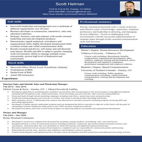Marcus Allen - Marketing Resume 2 | PDF