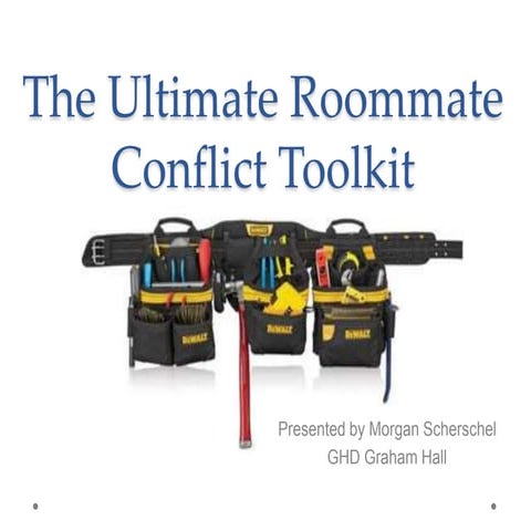 The Ultimate Roommate Conflict Toolkit 3 | PPT