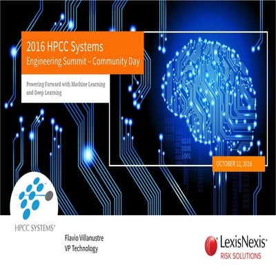 2016 HPCC Systems Engineering Summit Community Day - Welcome | PPT