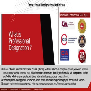 001 Materi Pentingnya sertifikasi profesi | PPT