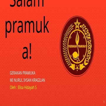 001 Mengenal Pramuka lebih dekat. materi berisi pengertian pramuka dan ...