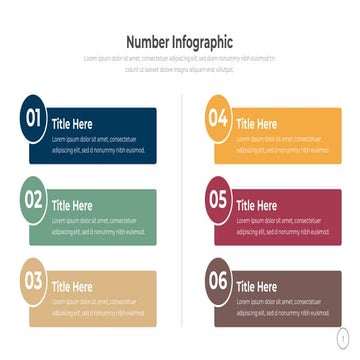 Number Infographic Google Slide Design Template | PPTX