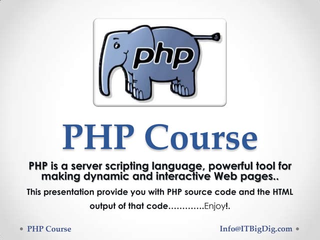 Php Variables And Comments 01 Ppt