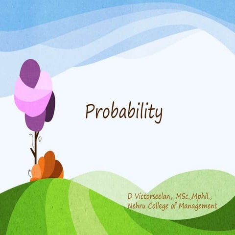 basic concepts of probability | PPTX