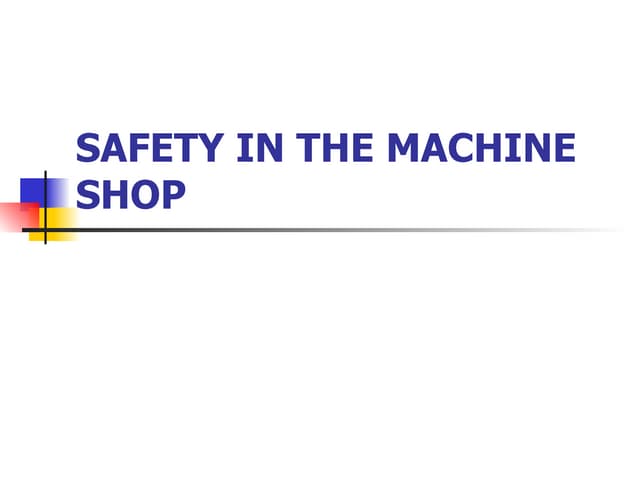 Workshop Safety And Equipment.pptx