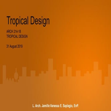 Tropical Design Introduction- Tropical Design | PPT