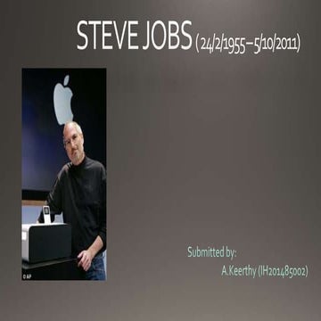 Steve Jobs | PPTX