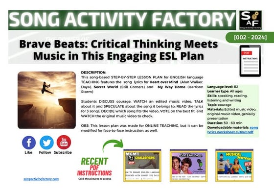 Lesson Plan: 'What Was I Made For' | PDF