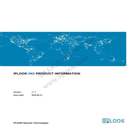 IPLOOK IMS product information | PDF