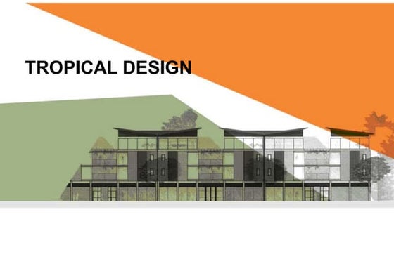 Tropical green building design | PPT