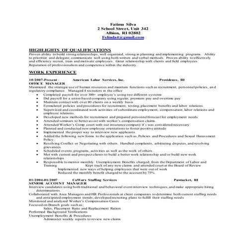 Fatima resume | DOCX