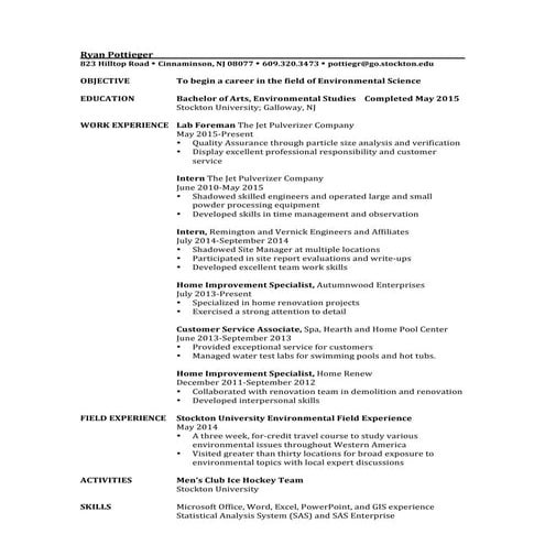 Charles W resume | DOCX