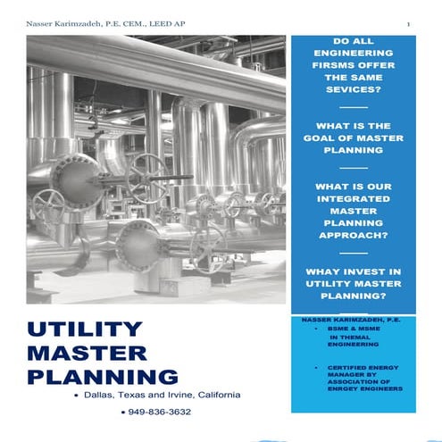 Utility Master Planning- National Engineers | PDF