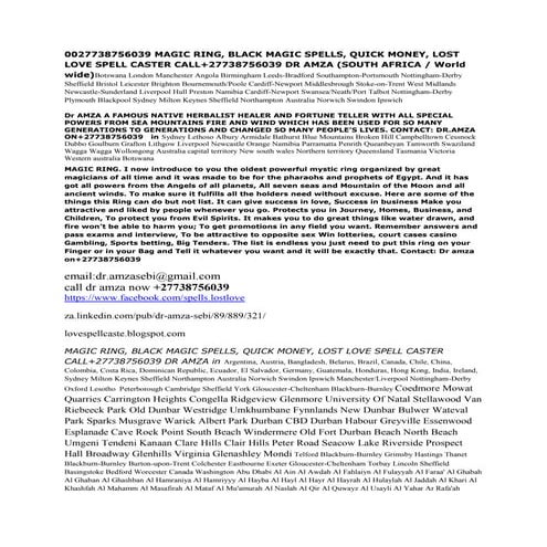 0027738756039 magic ring black magic spells quick money love spells ...