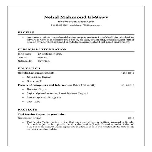 Nehal_CV | PDF