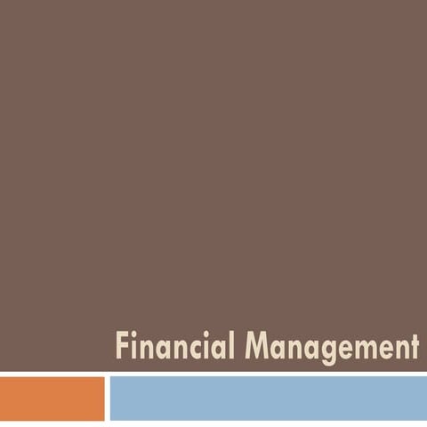 Financial Management | PPT