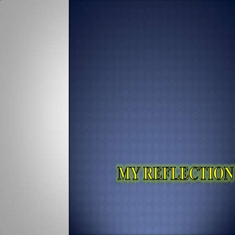 Reflection | PPT
