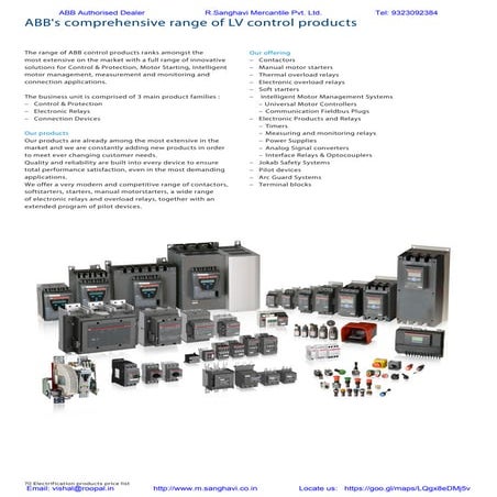 ABB Control gear Price list 2018 003 | PDF