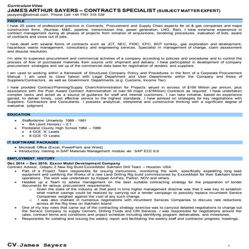 Scott Bullock CV 25112016 | DOCX