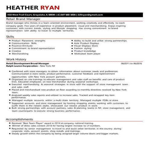 Resume - Heather Ryan | DOCX