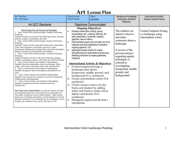 Art Therapy Lesson Plan art-therapy-lesson-plan