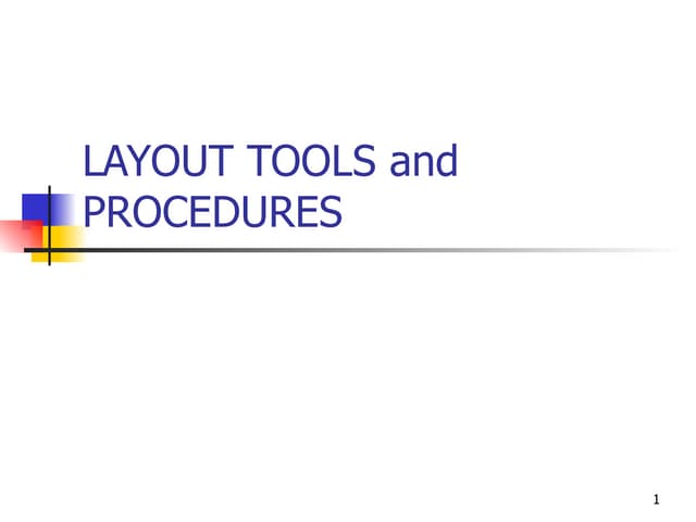 Marking out tools ppt | PPT