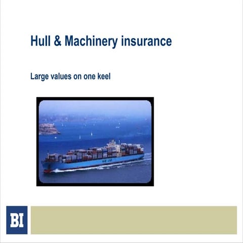 Marine insurance