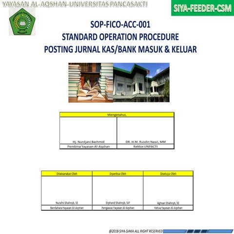 Implementasi SOP - Business Process Finance Accounting-PROSEDUR POSTING ...