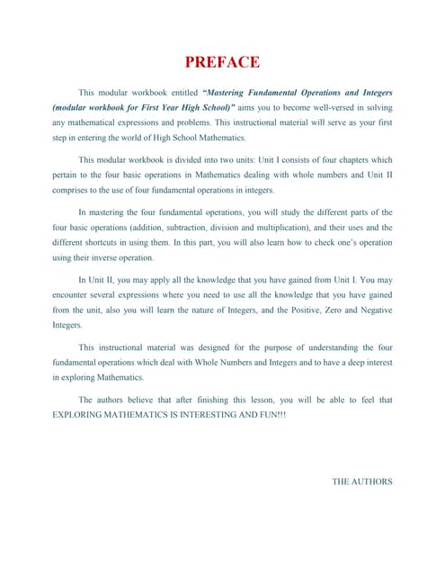 Skills to mastered before going to algebra | PDF