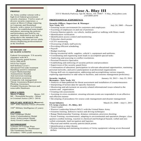 Jose Blay III Resume | PDF