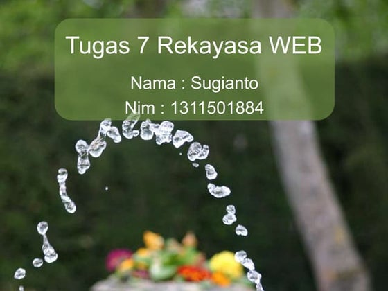 Tugas 7 rekweb 0316 | PPTX