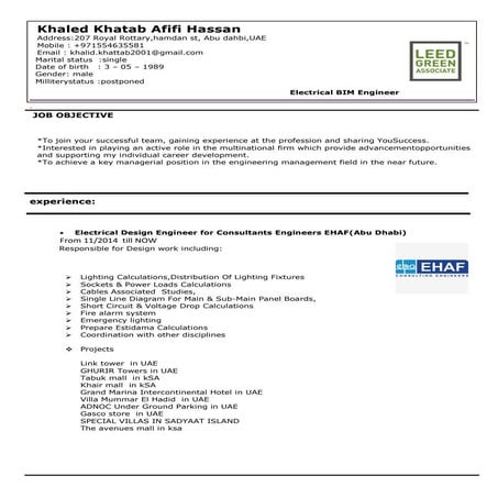 Eng.khaled(cv) | PDF