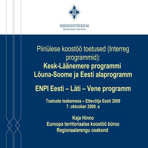 004 Kaja Hinno | PPT