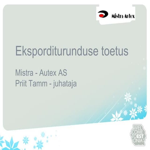 004 Mistra Autex | PPT