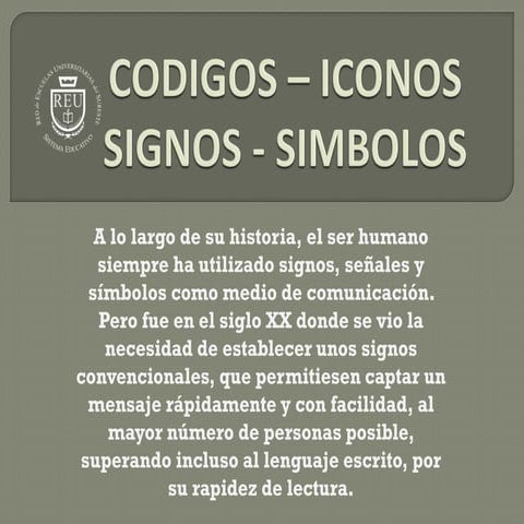 SIGNOS, SÍMBOLOS E ICONOS | PDF